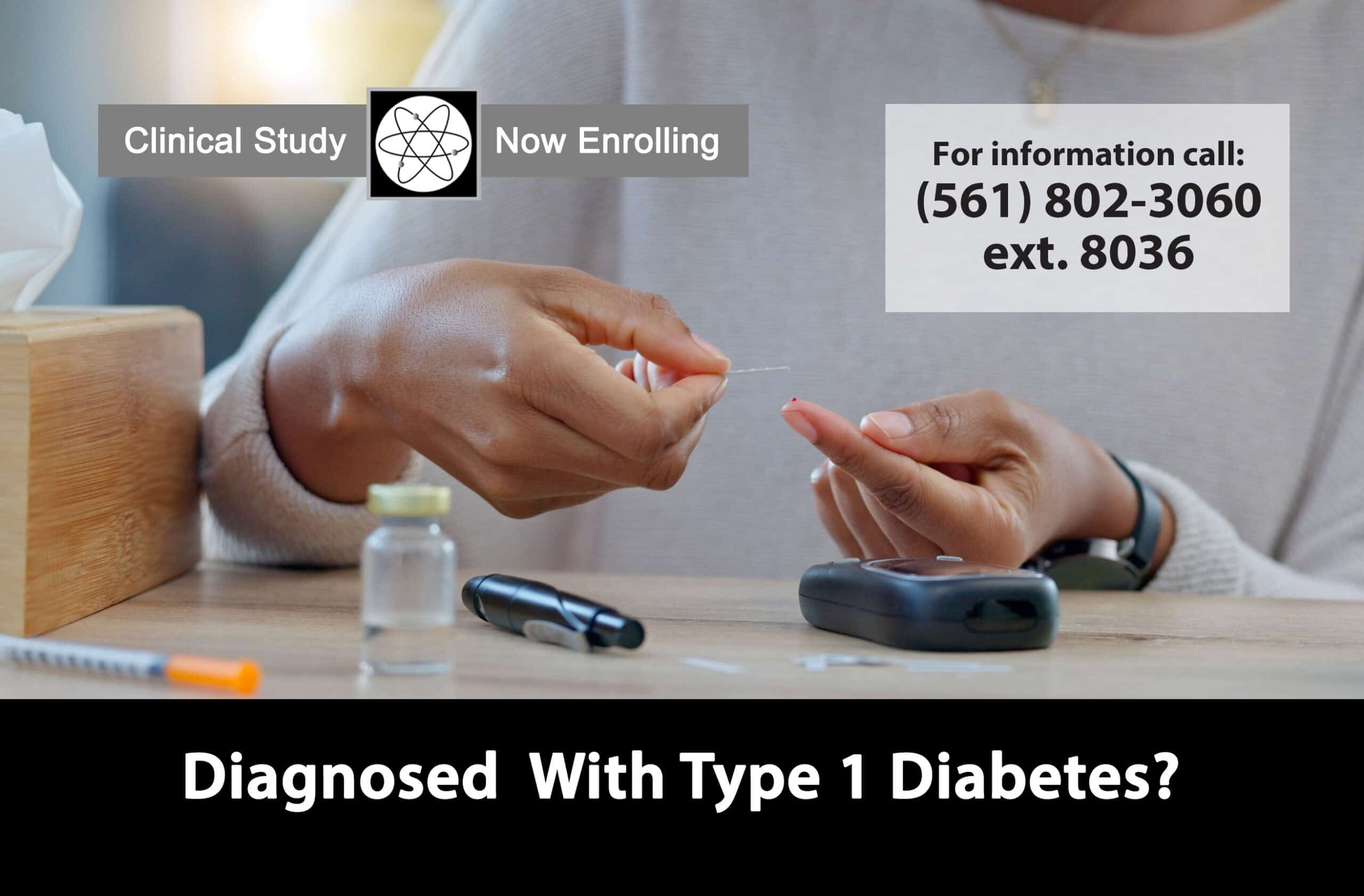 Type 1 Diabetes Trial | New Clinical Study | West Palm Beach FL